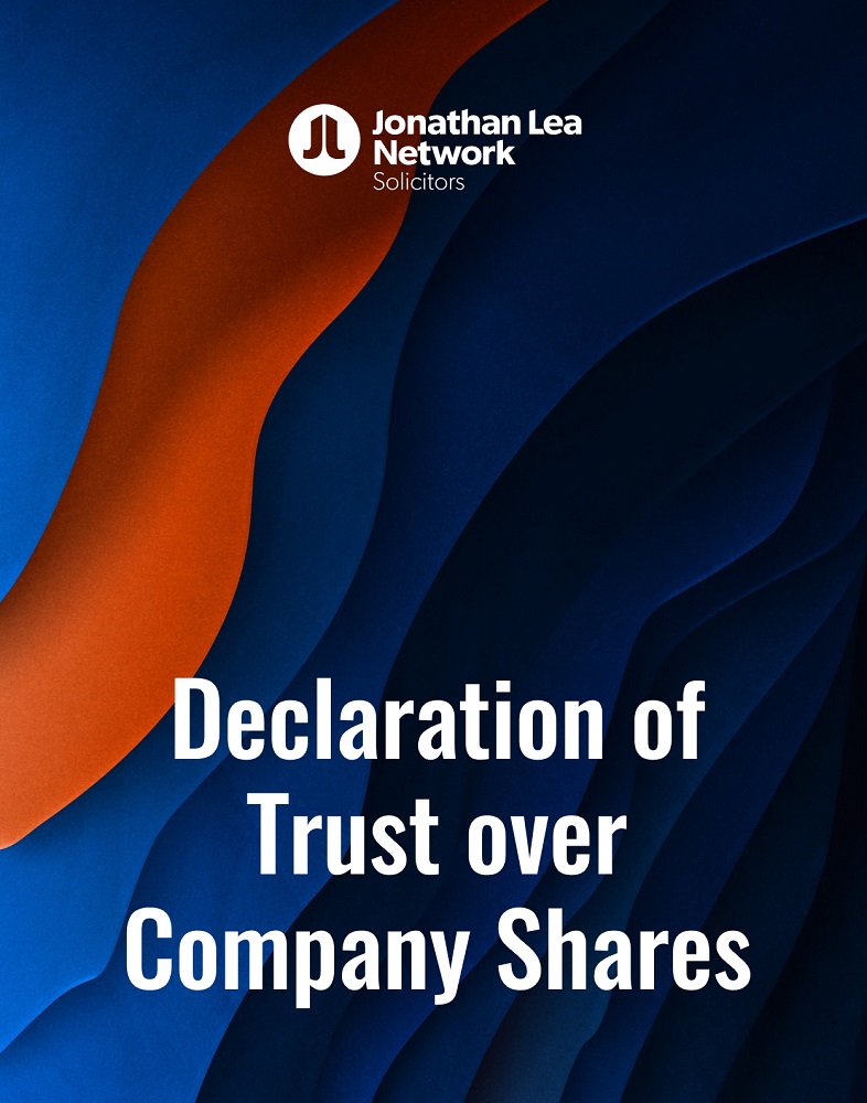 Declaration of Trust Over Company Shares - Jonathan Lea Network